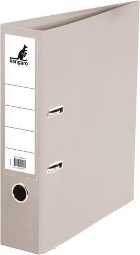 Set van 6x stuks ringband map/ordners grijs 75 mm 2 gaats A4 ...