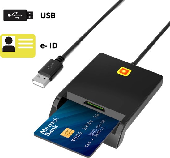 bol.com | eID Kaartlezer Identiteitskaart - Card reader - Kaartlezer ...