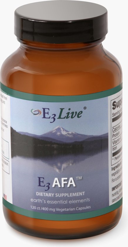 E3Live / E3AFA® 400mg Biologisch – 120 vcaps | bol