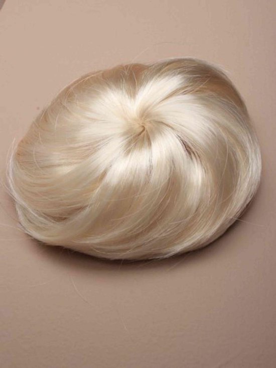 Chignon très clair BLOND avec cordon de serrage et curseurs Extensions ...