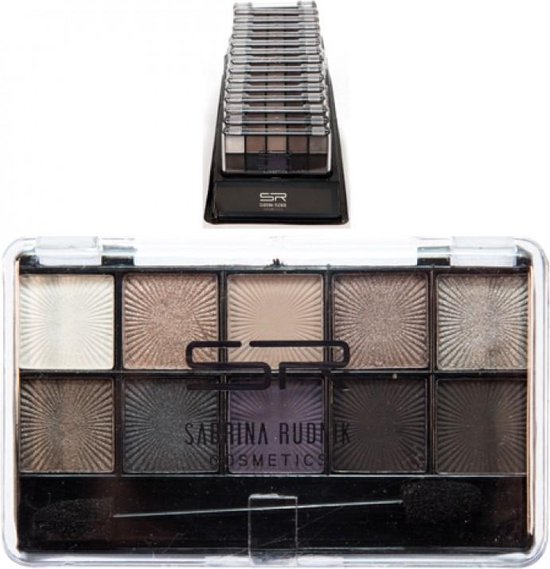 Sabrina Rudnik Cosmetics - Oogschaduw Palette - Smokey Eyes - 10 tinten ...