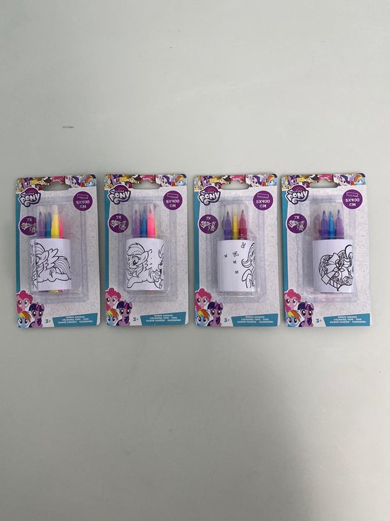stiften met kleurplaat - set van 4 stuks | bol.com
