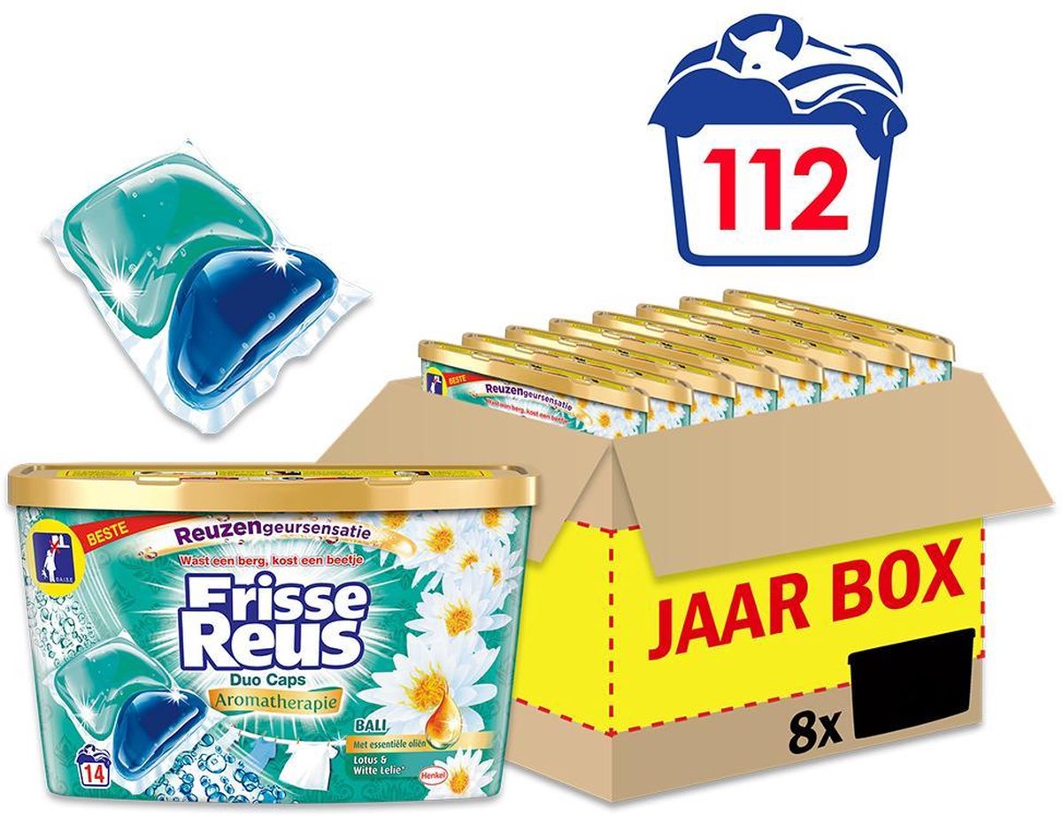 Witte Reus - Frisse Reus Bali Duo-Caps Wascapsules - Wasmiddel Witte ...