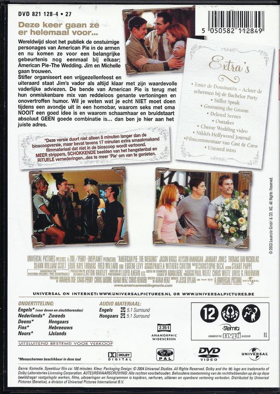 American Pie 3: The Wedding (D) (Dvd), John Waldrip | Dvd's | bol