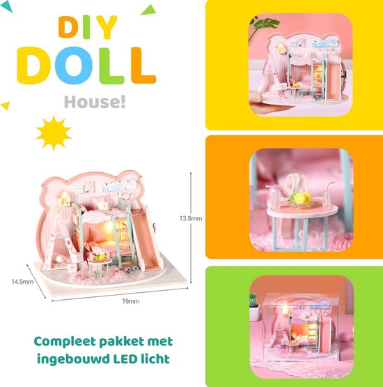 Miniatuur Bouwpakket Kinderen - Piggy Girl - Modelbouw - DIY ...