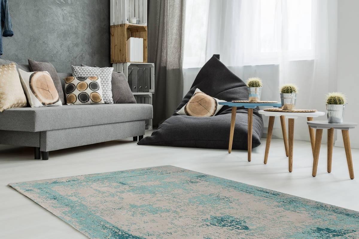 Kayoom vintage-Patchwork vloerkleed - echt handgemaakt 200 x 290 ...