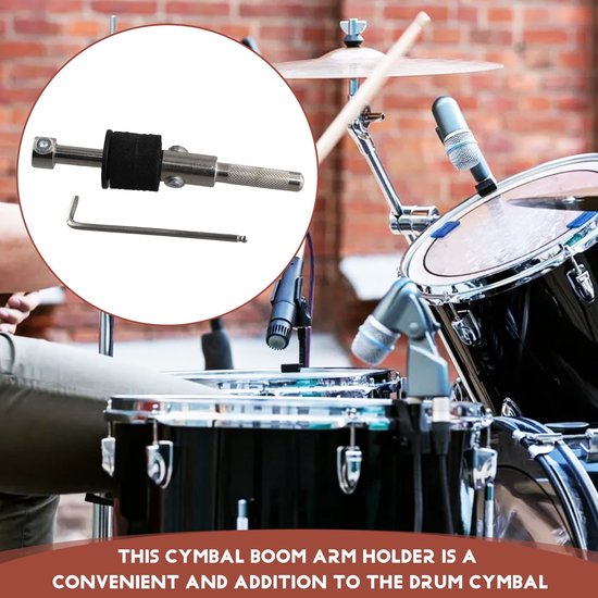 Tdyatocept Drum Cowbell Water Bekken Stand Klem Houder Accessoires Arm ...