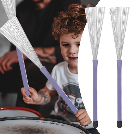 Live Performance Sticks, Drumming Accessoires Paar, Drum Wire Brushes ...