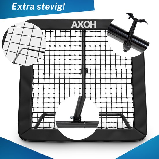 Verstelbare Rebounder XL- 100x100cm - Kickback - Tchouck - Inclusief ...