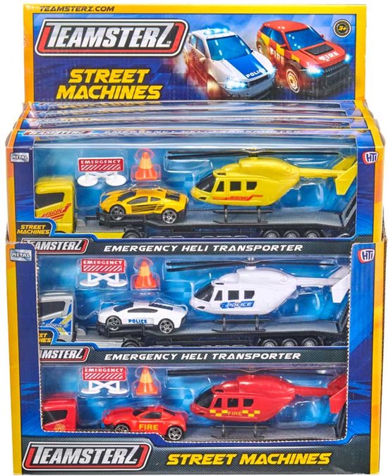 TEAMSTERZ STREET MACHINES HELI TRANSPORTER ASSORTED. | Games | bol