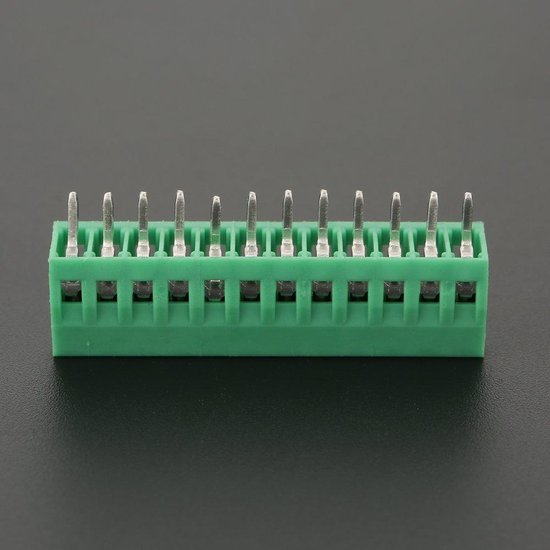 10Pcs/Set 12 Pin 2.54mm Green Universal Screw PCB Terminal Block ...