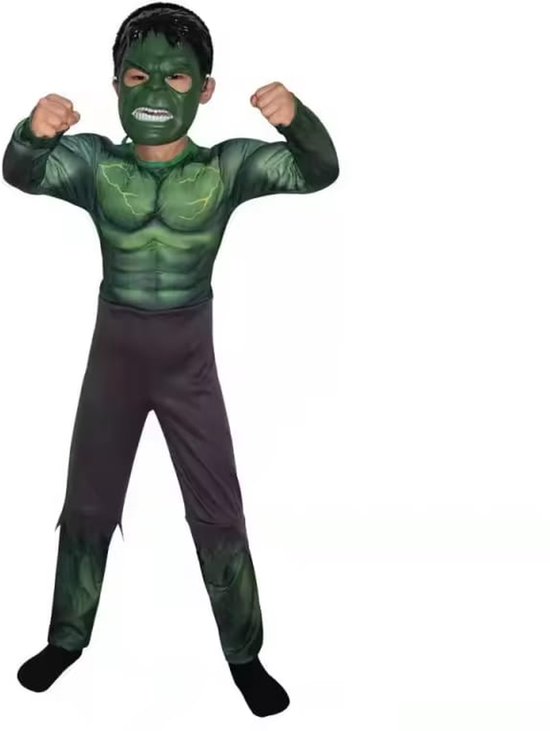 Hulk superhelden kostuum, kind, maat 134/140 | bol
