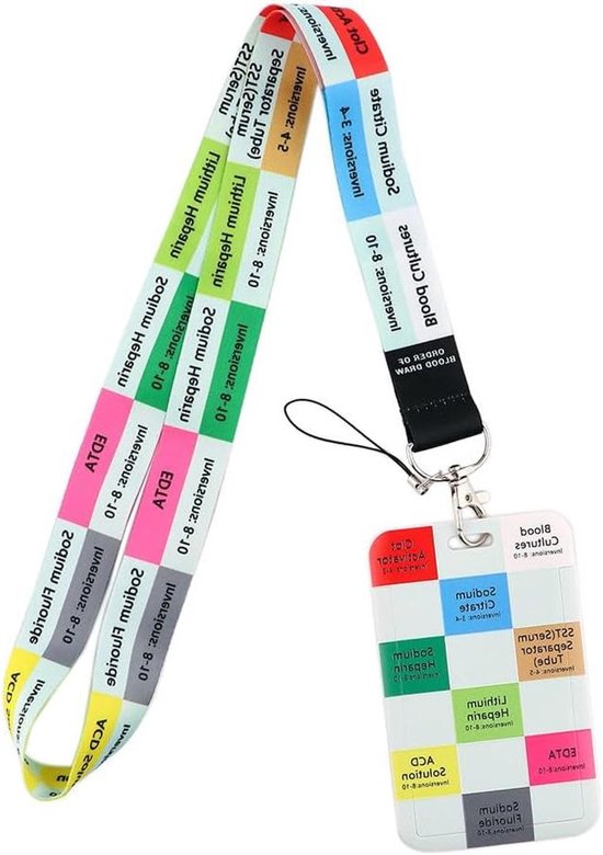ID Card Holder with Removable Cord and Lanyard for Doctors, Nurses ...