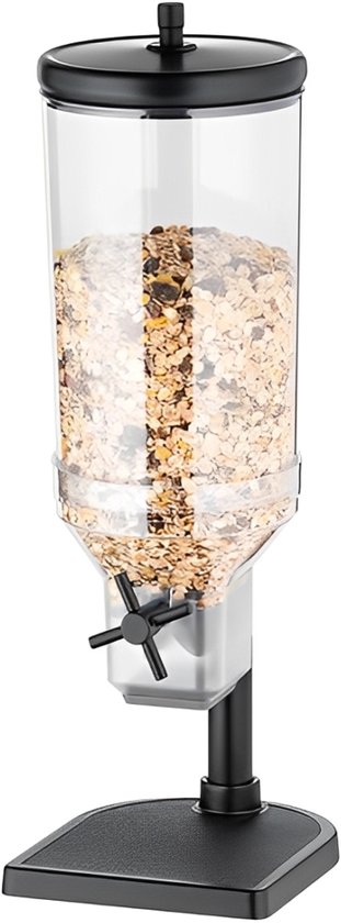 APS - Cereal Dispenser - Cornflakes dispenser - ZWART - 4,5 Liter ...