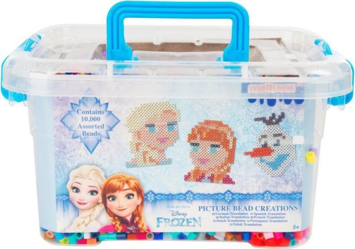 Strijkkralen Frozen - 10000 kralen - 2 grondplaten - Strijkkralenset ...