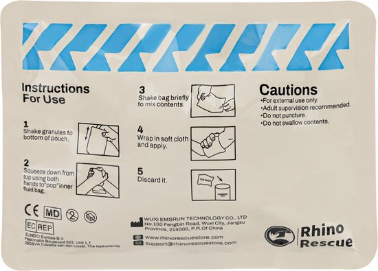 RHINO RESCUE - 5x Instant Cold Packs | bol