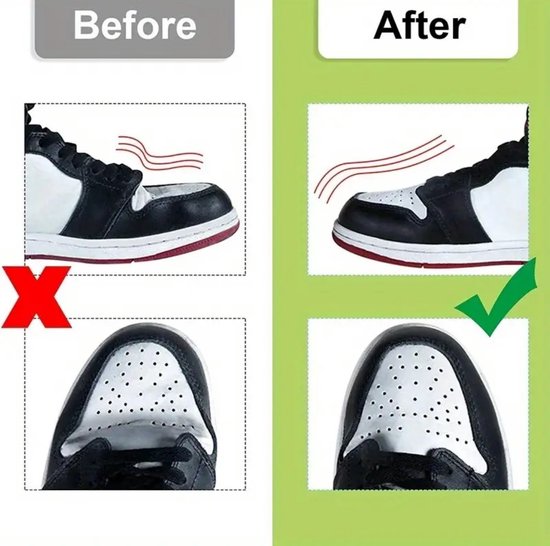 Sneaker Crease Protector –Schoenspanners – Wit – Maat 40 - 45 (L ...
