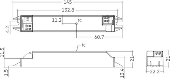 Constant current driver - 14-29V - 10W - LED paneel | bol