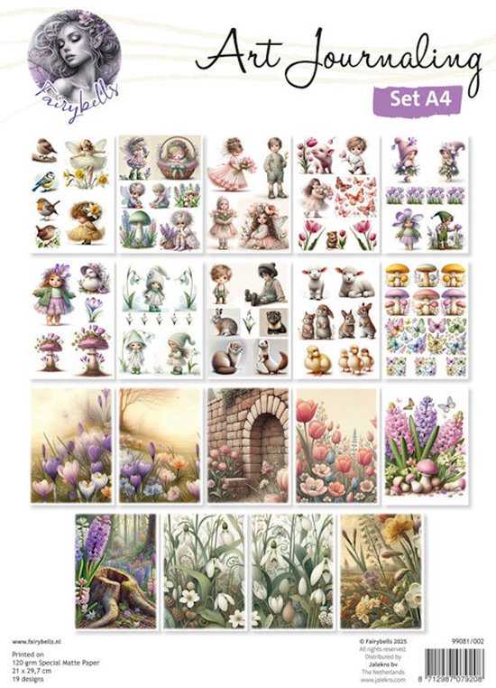 Art Journaling Set A4 nr 2 - Voorjaar | bol