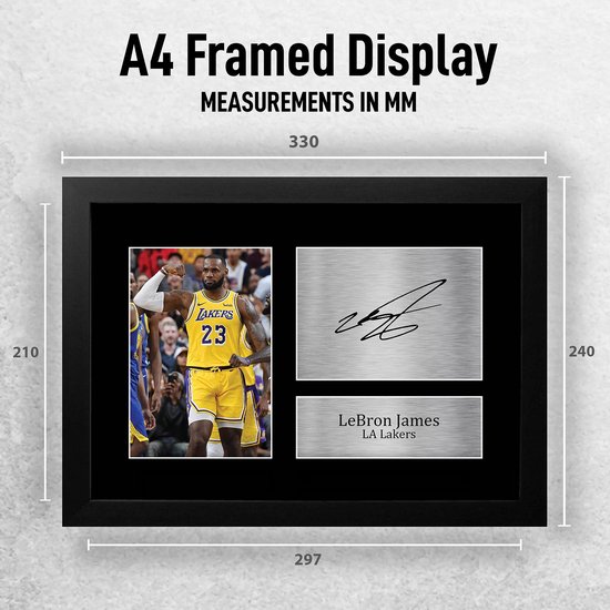 HWC Trading Lebron James Gifts Los Angles Lakers Van Printed Image ...