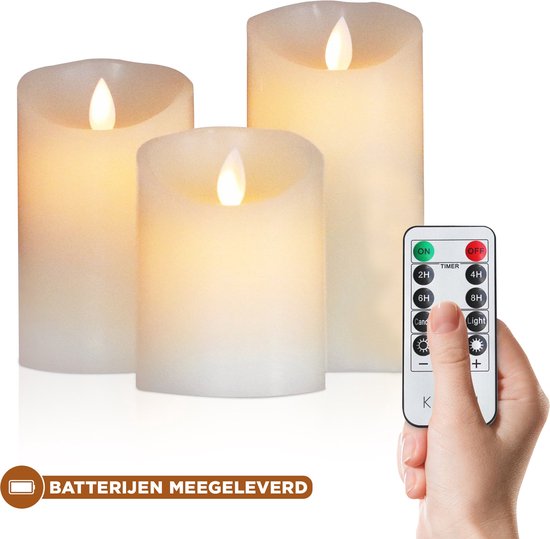 Lumora™ Led kaarsen - met Afstandsbediening | bol