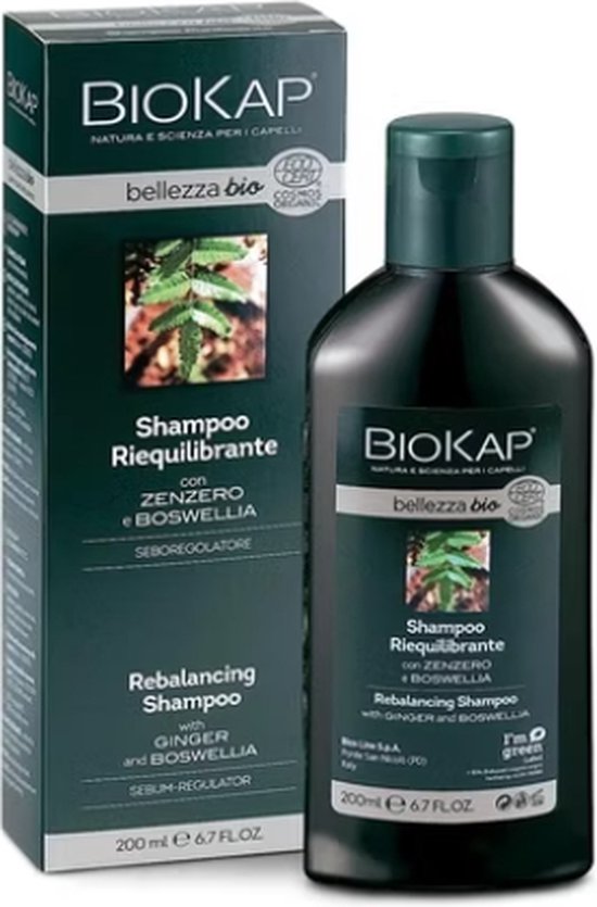 BIOKAP Organic Rebalancing Shampoo 200ml | bol