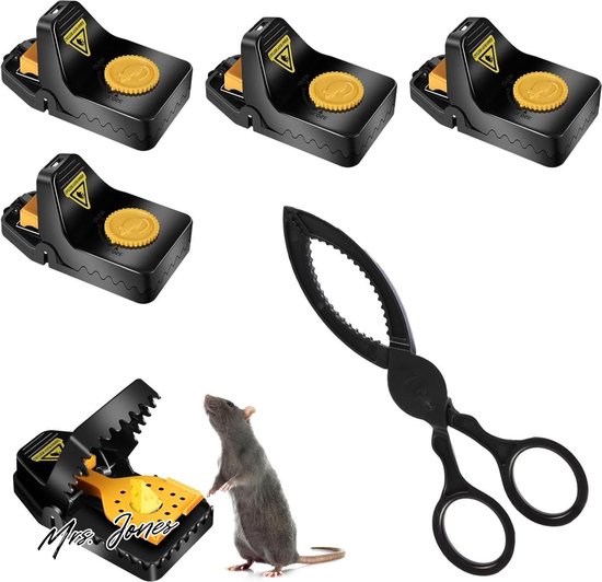 Mrs. Jones AUGTYRLV Professionele Muis Vallen Muizenval Muizen Traps 4 ...