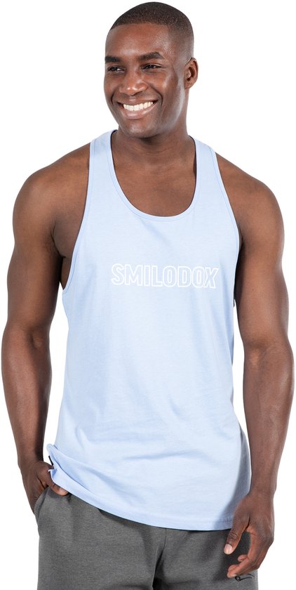 Smilodox Men Stringer Kelvin - Regelmatige fit mouwloze top met ronde - Necked Cotton... | bol
