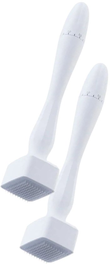 2x Derma stamp - Dermastamp - 140 Naalden – Verstelbaar (0,3mm - 3mm ...