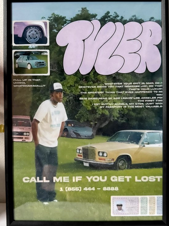 Tyler The Creator Collage Poster Ingelijst | bol
