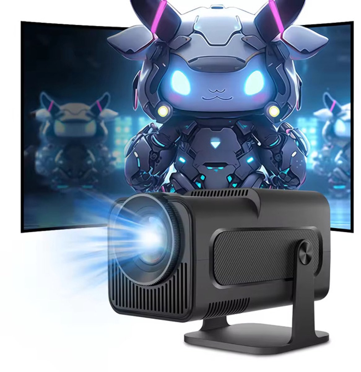 HY320 – Ultieme Draagbare Mini Beamer – WiFi 6 - 1080P HD - 390 ANSI ...