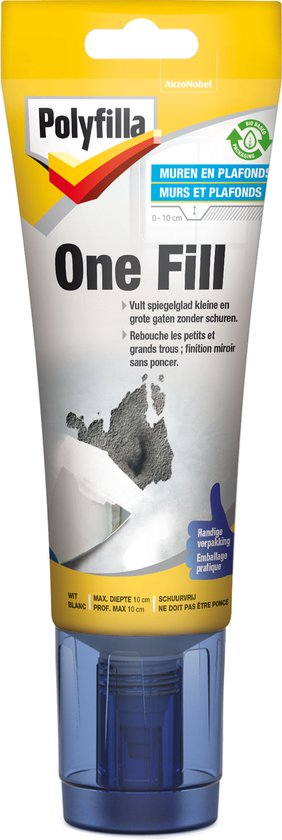 Polyfilla One Fill - Wit - 200 ML | bol