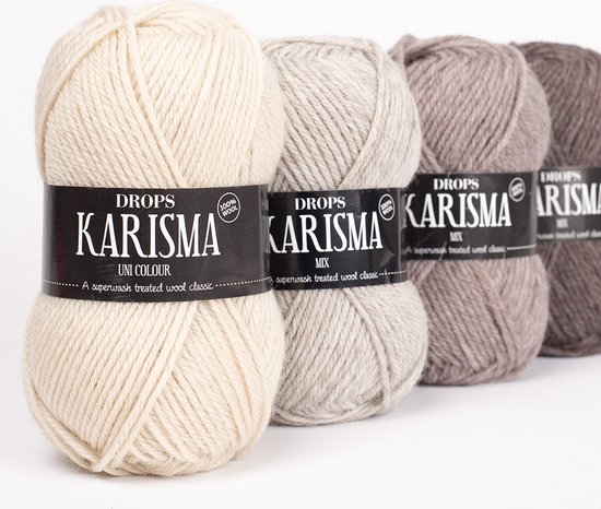 DROPS Karisma Mix - 50 zeegroen - Wol Garen | bol