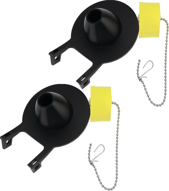 Toilet Flapper Stopper Vervanging Kits - 2 stuks, 5 cm - Met Ketting ...