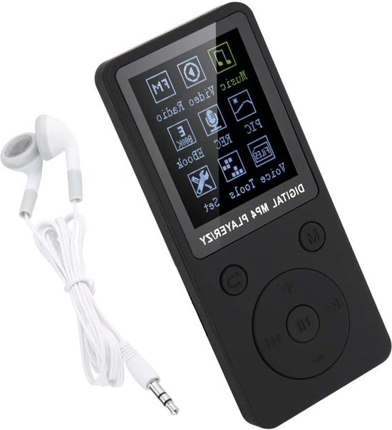 18-inch Groot Display MP3-Muziekspeler met Radio en Hoofdtelefoon ...