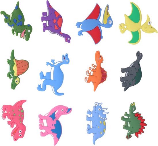 12 stuks dinosaurusmagneten - leuke 3D magneten voor kinderen ...
