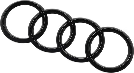 Origineel Audi Black Edition Embleem - Tekenringen Blackline Logo ...