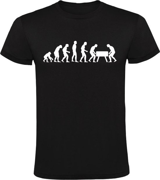 Evolution tafel game Heren T-shirt - game - spel - evolutie - shirt | bol
