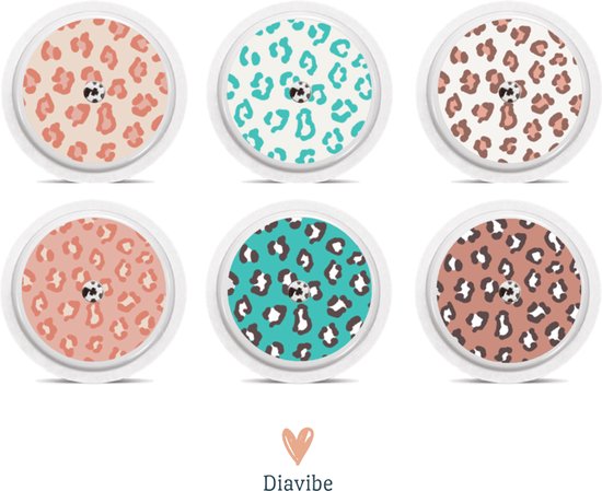 Freestyle Libre 2 Sensor Stickers Pastel Luipaard - Sensorpleister ...