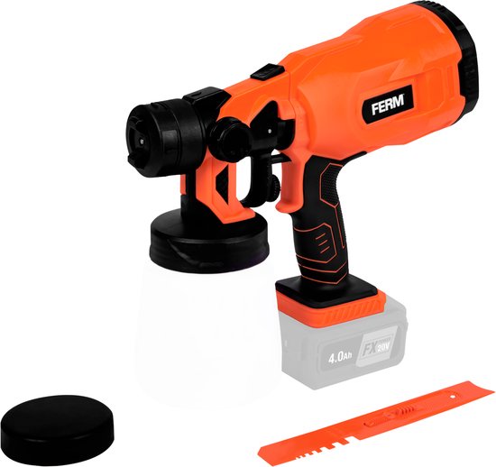 FERM - AX-POWER - SGM1018 - Accu - Verfspuit - 20V - Verfspuitsysteem ...