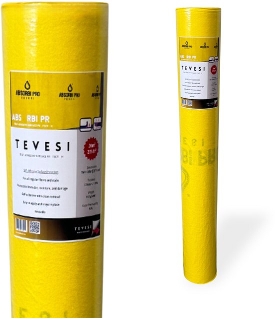 Tevesi® Absorbi Pro Zelfklevende Stucloper – Vilt Stucloper met PE ...