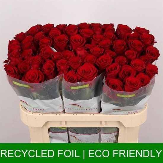 20x Rosa red bentley 70cm | bol