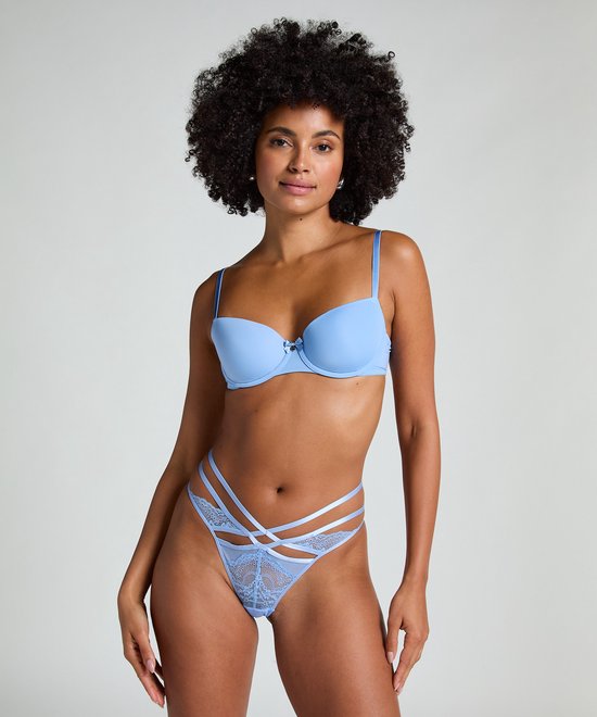 Hunkemöller String Janine Blauw 2XL | bol