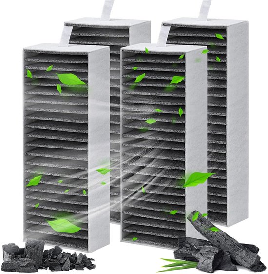 Koolstoffilter Geschikt Voor Bosch Siemens Neff - Filter Set van 4 ...