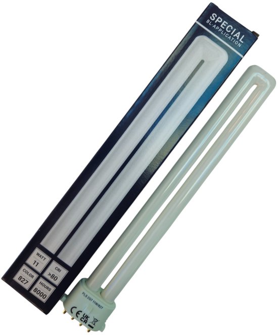 PL-S | 2G7 Fitting | 11W | 827 Zeer Warm Wit | Opaal | 4-Pin | bol