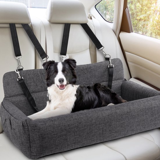CALIYO Hondenmand Auto - 86 x 46 x 17 cm - Groot honden - en kattenbed ...