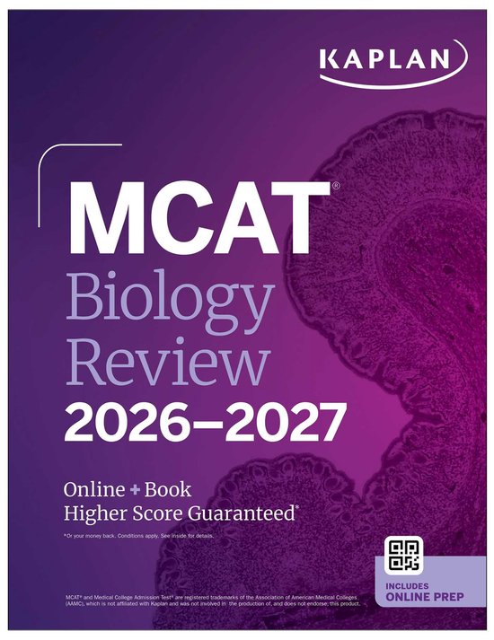 Kaplan Test Prep- MCAT Biology Review 2026-2027 | 9781506297408 ...