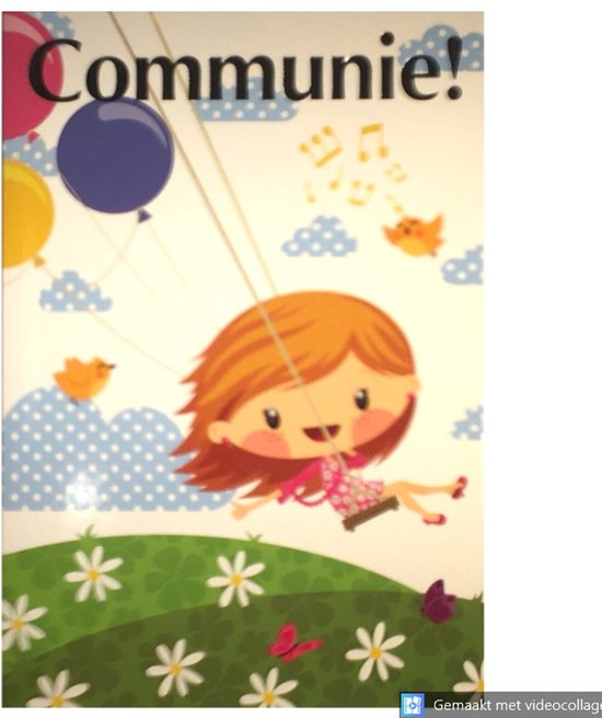 6 Luxe Communie Wenskaarten - Kaart Wens Kaart Communie Plechtig Kerk ...