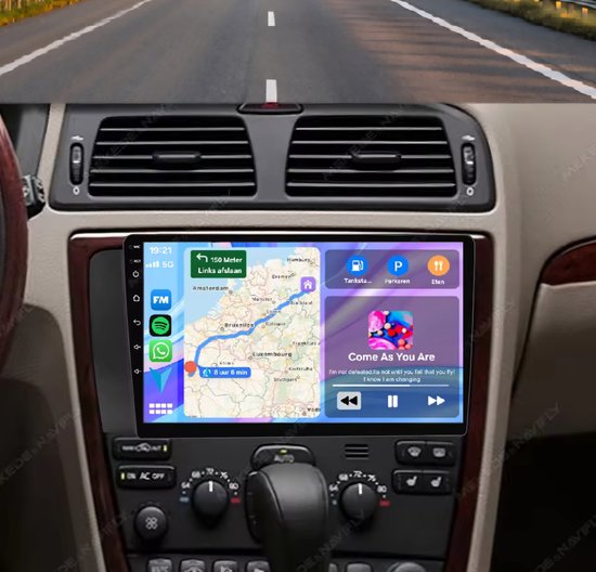 Autoradio 2/32GB met Carplay en Android auto | Geschikt voor Volvo XC70 ...