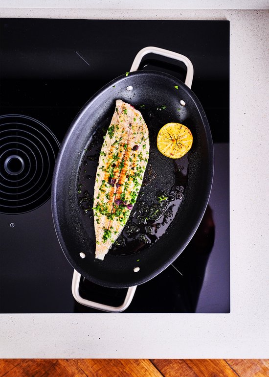 Cosy&Trendy Ecodura Vispan - 36X25cm - PFAS-vrij - Inductie Koekenpan ...